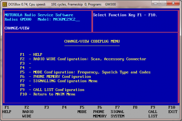Motorola Radius Programming GM300/GR300/M10/M120