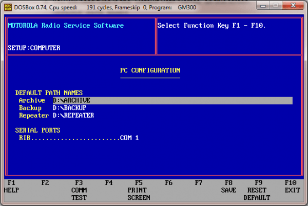 Motorola Radius Programming GM300/GR300/M10/M120